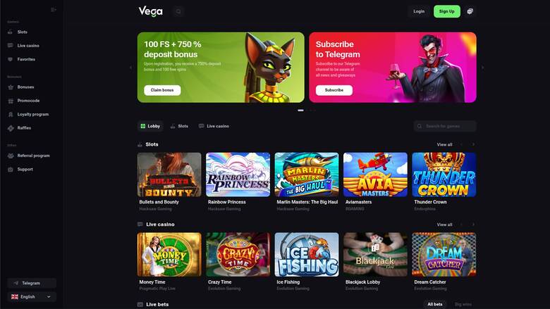 VegaBet Casino Bonus & Revue de VegaBet Casino - 2025