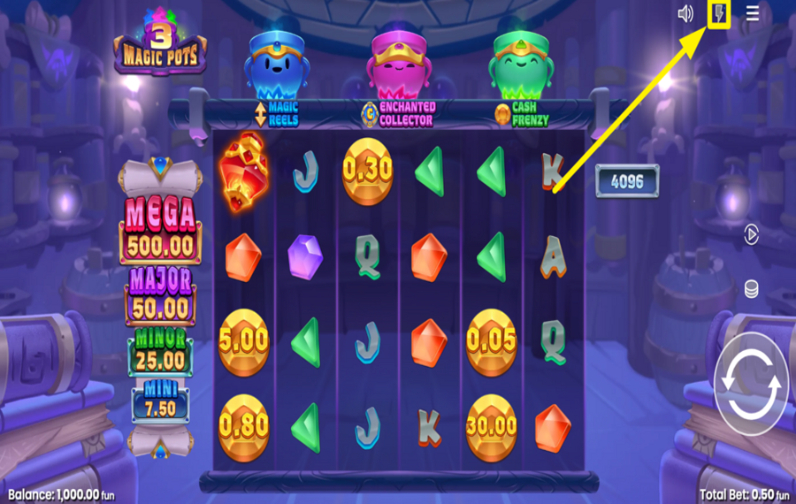 3 Magic Pots Slot by Push Gaming | Play for Free