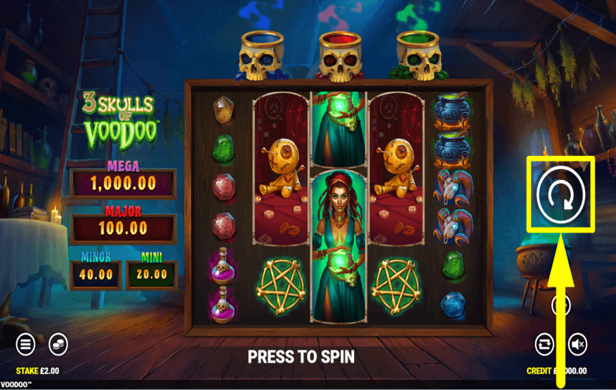 3 Skulls Of Voodoo Slot by Blueprint Gaming | Play for Free