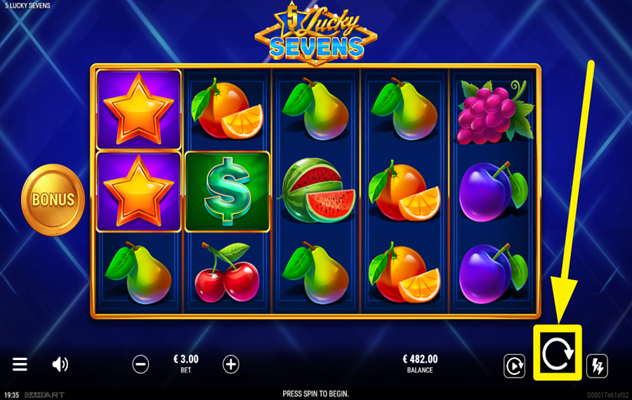 5 Lucky Sevens Slot by GameArt | Play for Free