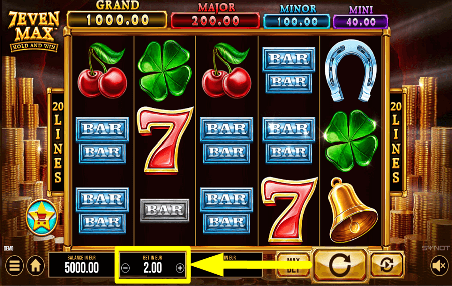 7Even Max Slot by SYNOT Games | Play for Free