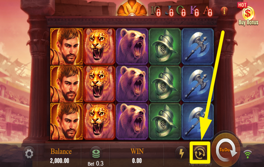Arena Fighter Slot by TaDa Gaming | Play for Free