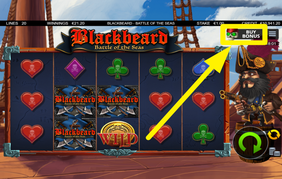 Blackbeard Battle Of The Seas Slot by Bulletproof Games | Play for Free
