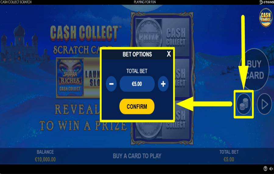 Cash Collect Scratch Card by Playtech | Play for Free