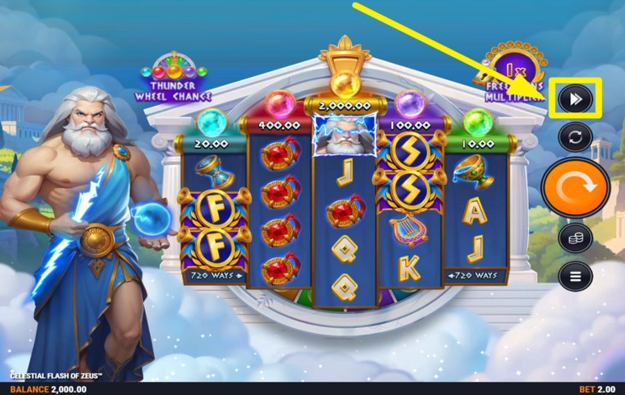 Celestial Flash Of Zeus Slot by Foxium | Play for Free