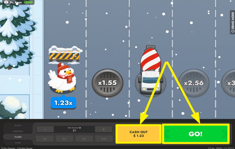 Chicken Route by Turbo Games | Play for Free