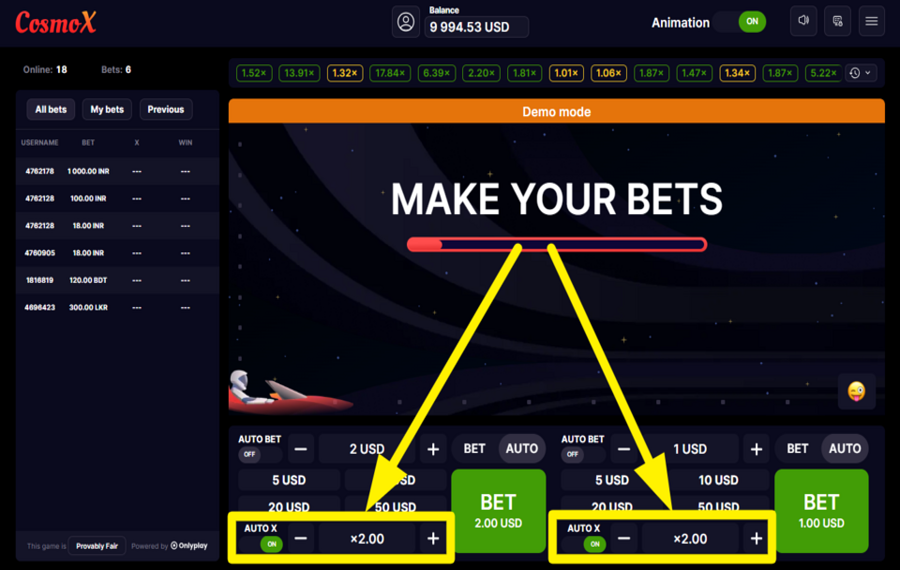 CosmoX by Onlyplay | Play for Free