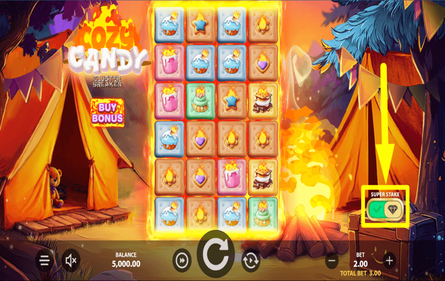 Cozy Candy Clusterbreaker Slot by StakeLogic | Play for Free
