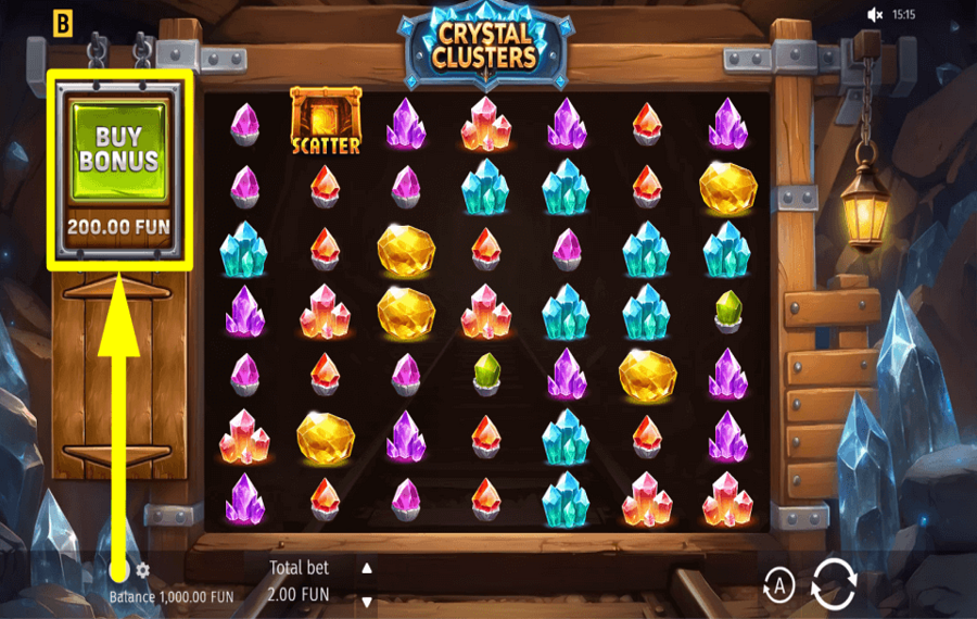 Crystal Clusters Spielautomat von BGaming | Kostenlos spielen
