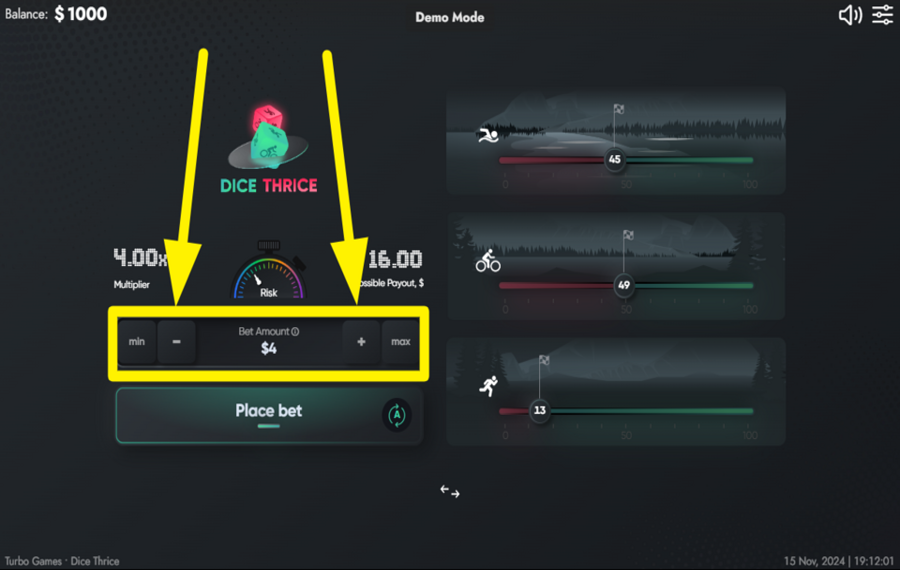 Dice Thrice by Turbo Games | Play for Free