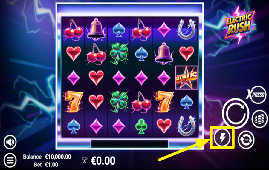 Electric Rush Slot by AvatarUX | Play for Free