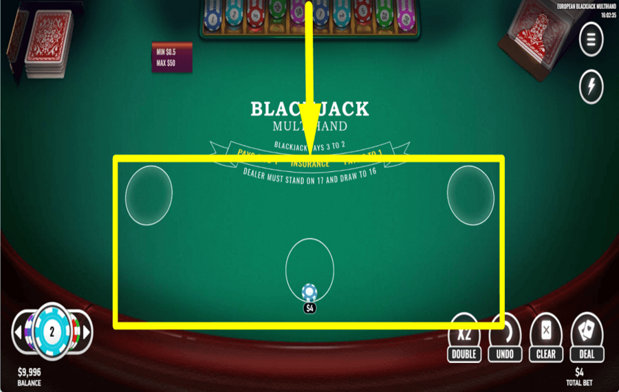 European Blackjack Multihand by Platipus Gaming | Play for Free