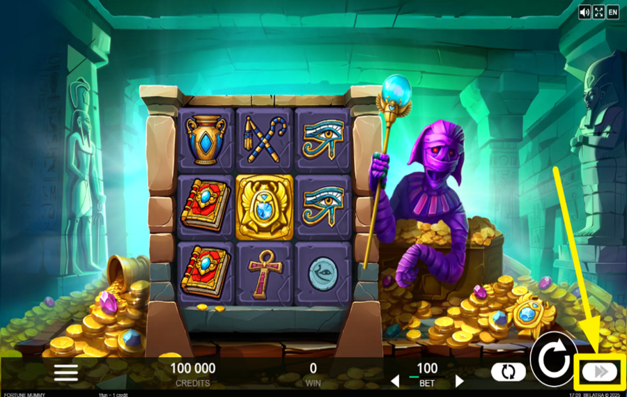 Tragamonedas Fortune Mummy por Belatra Games | Jugar Gratis