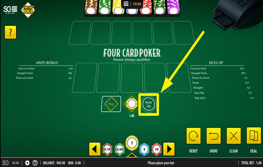 Four Card Poker by Light And Wonder | Play for Free