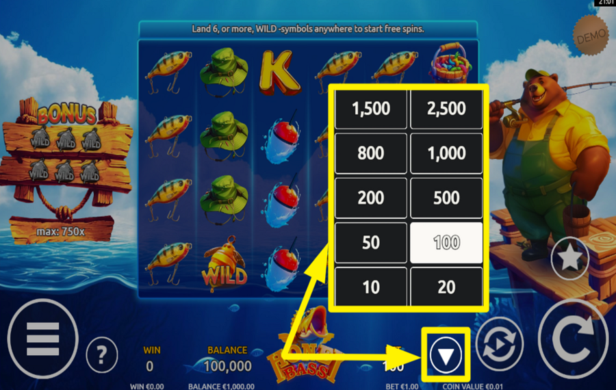 Machine à Sous Honey Bass par Air Dice | Jouer gratuitement