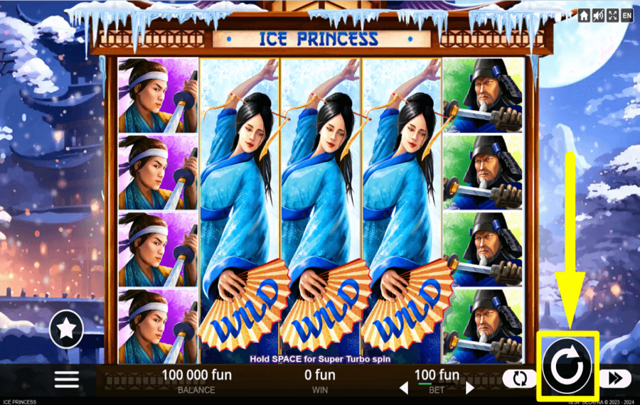 Ice Princess Slot by Belatra Games | Play for Free