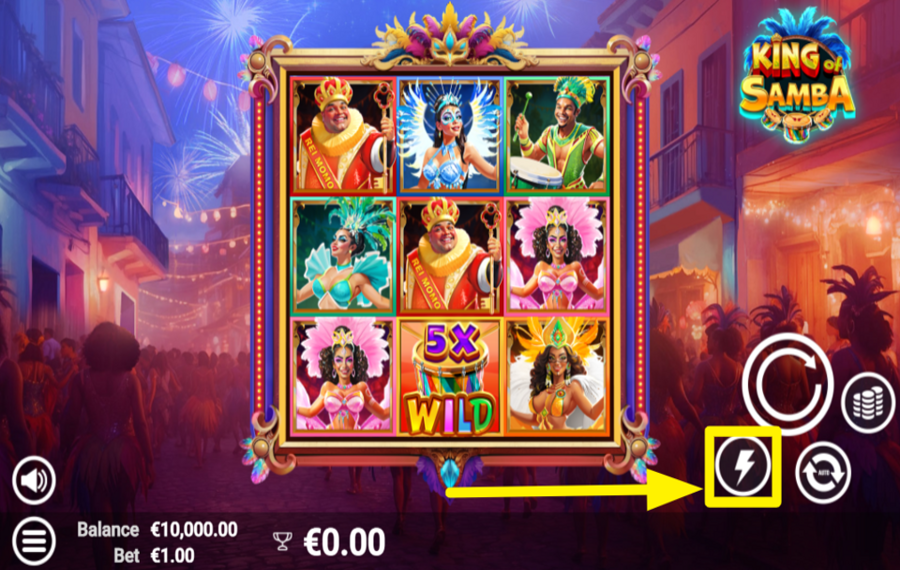 King Of Samba Slot by AvatarUX | Play for Free