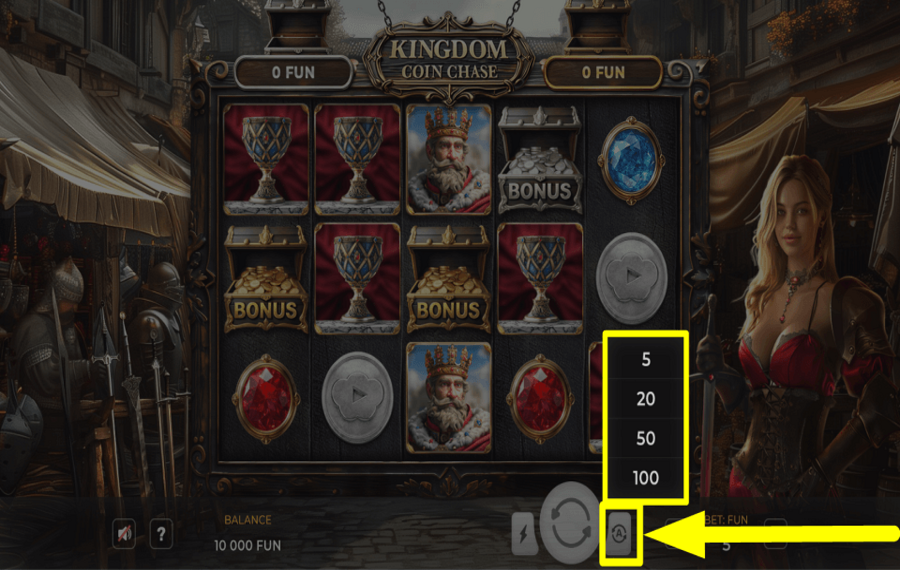Kingdom Coin Chase Slot by DreamPlay | Play for Free