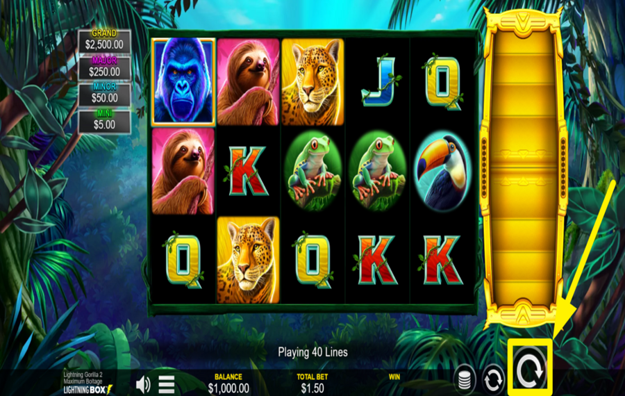 Lightning Gorilla 2 Slot by Lightning Box Games | Play for Free