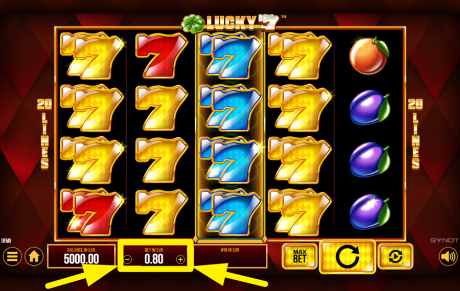 Lucky 77 Slot by SYNOT Games | Play for Free