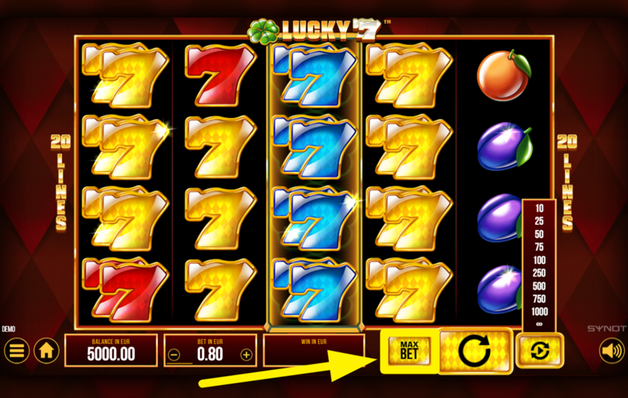 Lucky 77 Slot by SYNOT Games | Play for Free