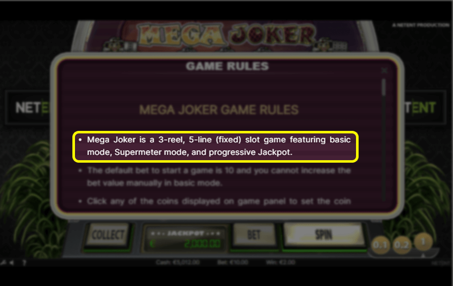 Tragamonedas NetEnt Mega Joker por NetEnt | Jugar Gratis