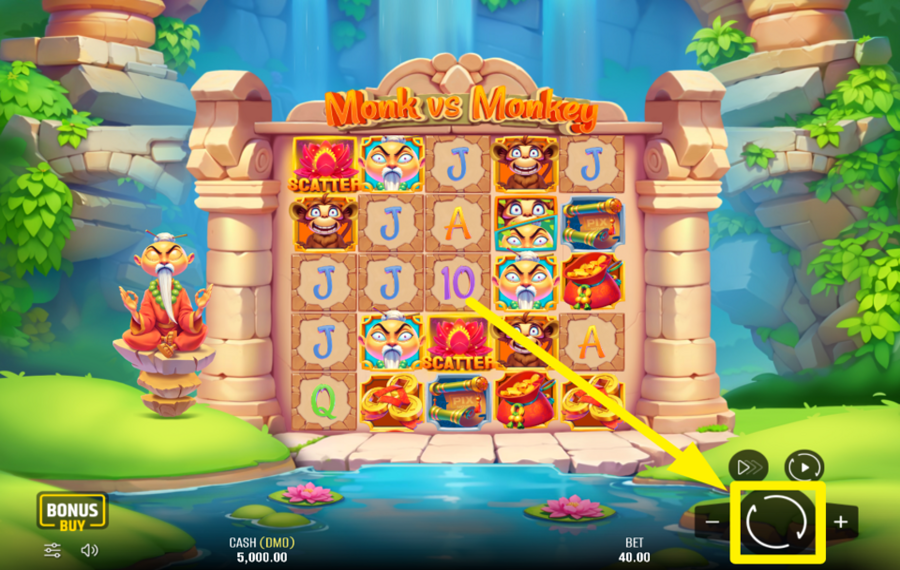 Machine à Sous Monk Vs Monkey par Pixmove | Jouer gratuitement