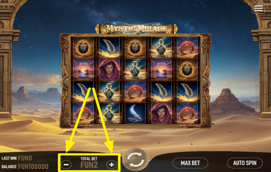 Слот Mystic Mirage от Urgent Games | Играйте Бесплатно