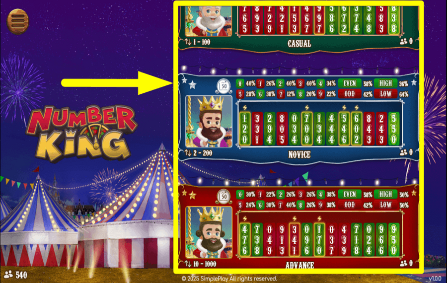 Number King by SimplePlay Gaming | Play for Free