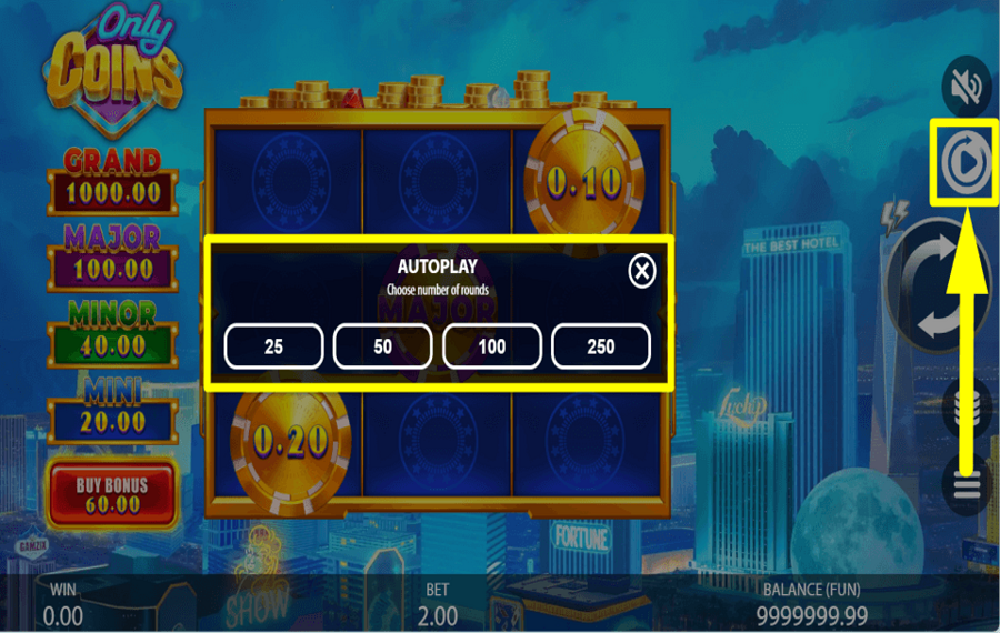 Tragamonedas Only Coins por Gamzix | Jugar Gratis