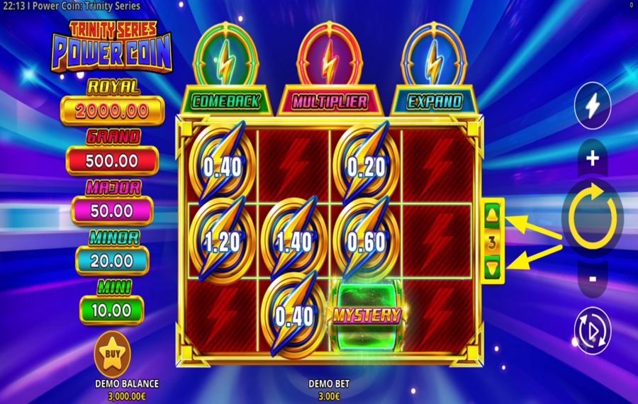 Power Coin Trinity Series Slot by Fugaso | Play for Free