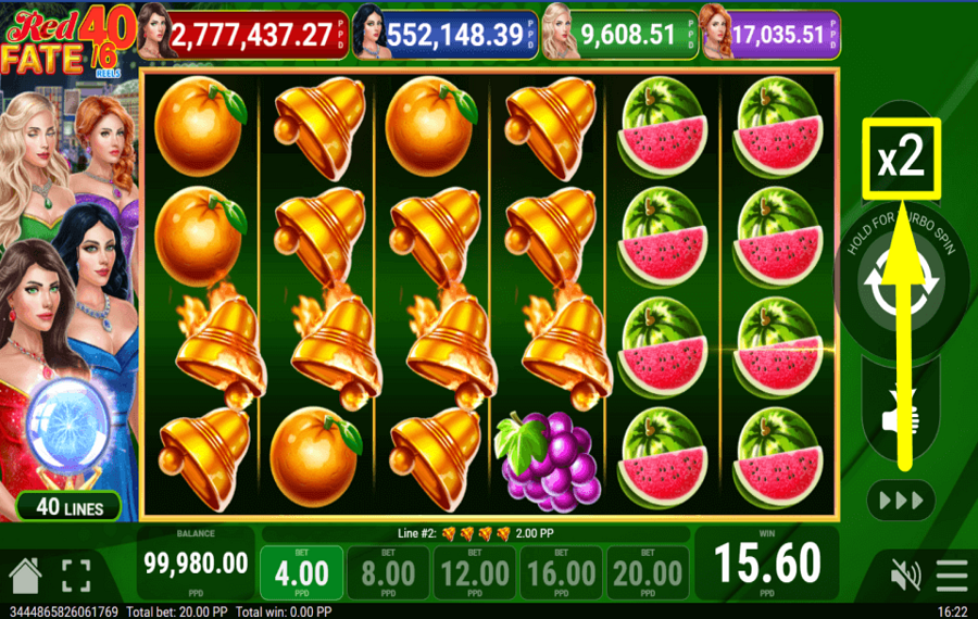 Red Fate 40 6 Slot di PatePlay | Gioca gratis