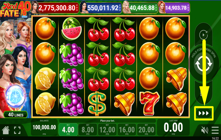 Red Fate 40 6 Slot di PatePlay | Gioca gratis