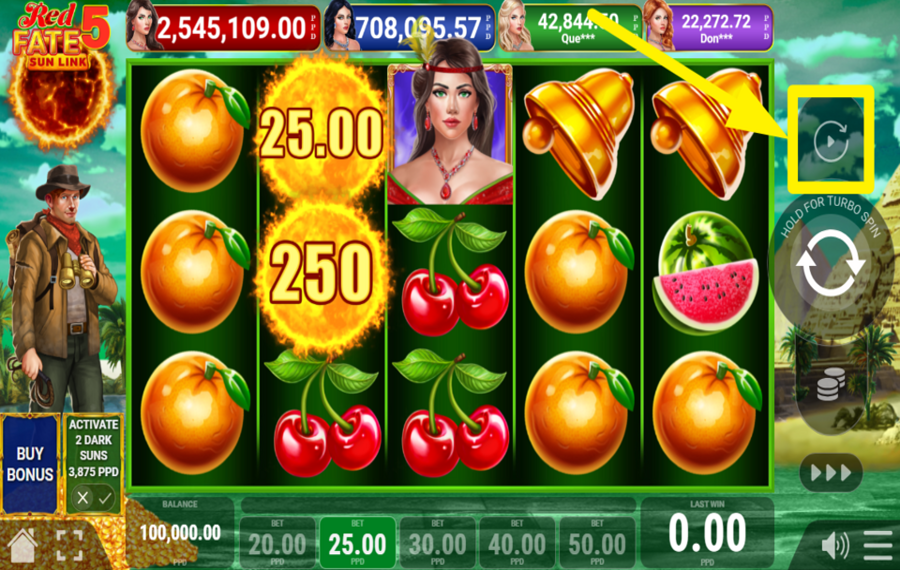 Red Fate 5 Sun Link Slot di PatePlay | Gioca gratis