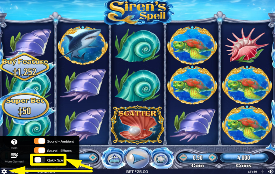 Sirens Spell Slot by Habanero | Play for Free