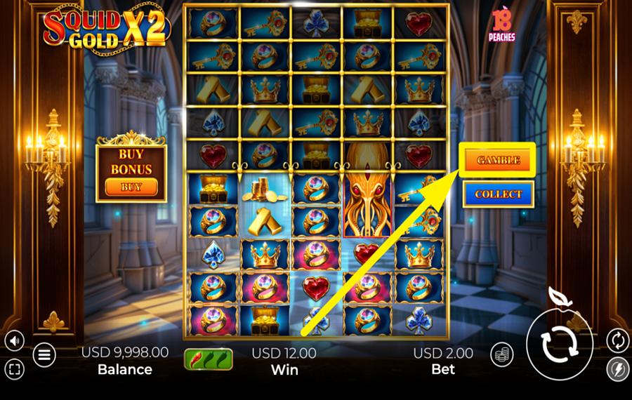 Tragamonedas Squid Gold X2 por 18Peaches | Jugar Gratis