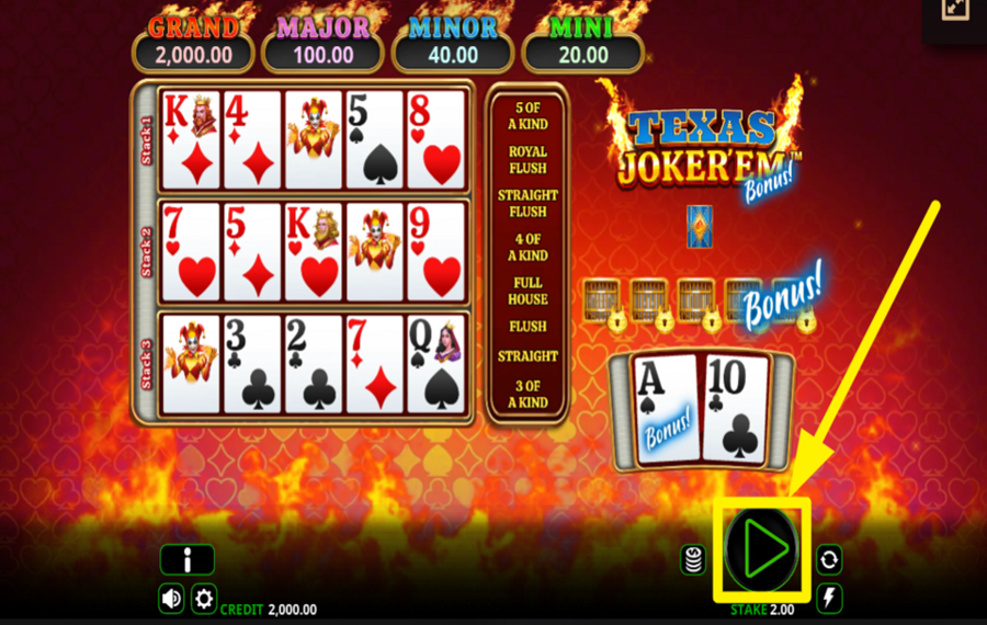 Texas Joker Em von Games Global | Kostenlos spielen