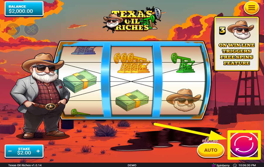 Texas Oil Riches Slot by Spinberry | Play for Free