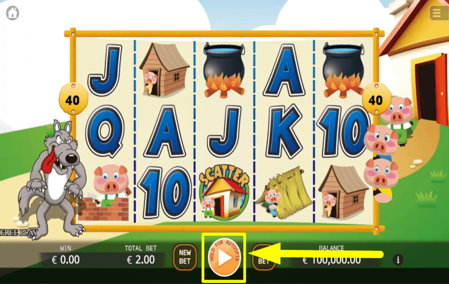 Слот Three Little Pigs от KA Gaming | Играйте Бесплатно