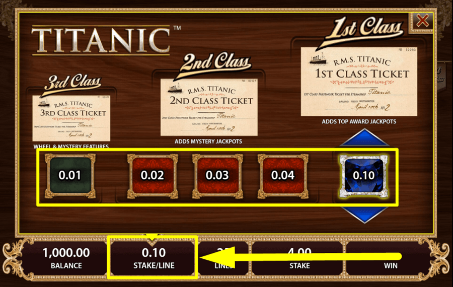 Titanic Slot by Bally | Play for Free