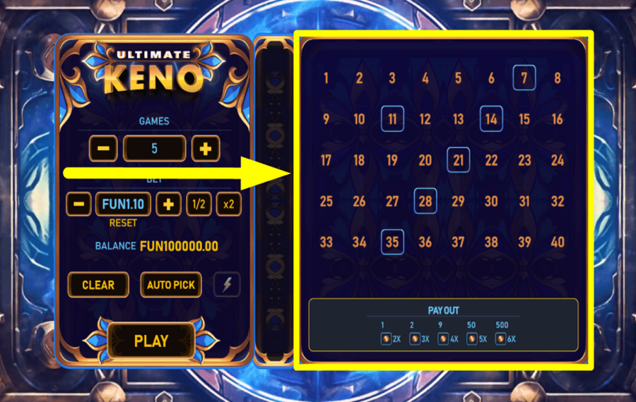 Ultimate Keno by Urgent Games | Play for Free