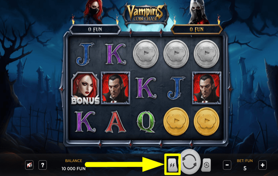 Vampiris Coin Chase Slot by DreamPlay | Play for Free