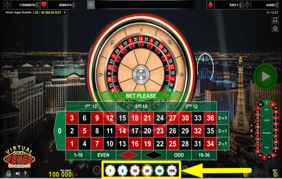 Virtual Vegas Roulette by Amusnet Interactive | Play for Free