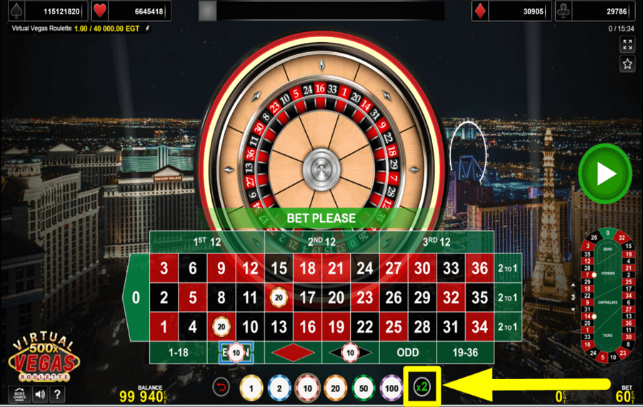 Virtual Vegas Roulette by Amusnet Interactive | Play for Free