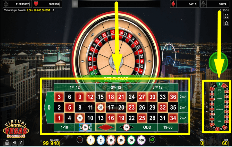 Virtual Vegas Roulette by Amusnet Interactive | Play for Free