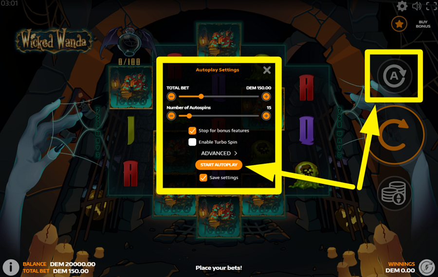 Wicked Wanda Slot by Mancala Gaming | Play for Free