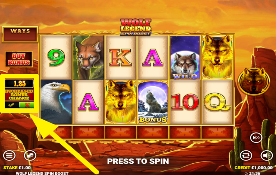 Tragamonedas Wolf Legend Spin Boost por Blueprint Gaming | Jugar Gratis