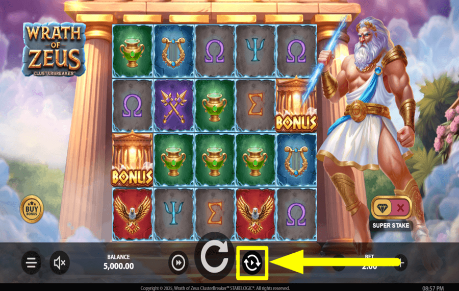 Wrath Of Zeus Clusterbreaker Slot by StakeLogic | Play for Free
