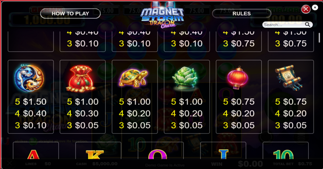 Magnet Storm Dragon Charm Slot by Ainsworth | Play for Free