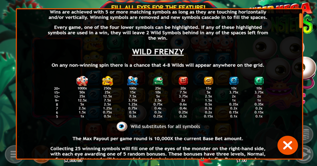 Tragamonedas Super Mega Monsters por Massive Studios | Jugar Gratis